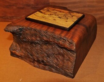 Popular items for redwood burl box on Etsy