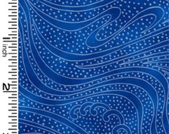 Three Yards Kona Bay Fabrics Sapphire 100% Cotton Quilting Fabric