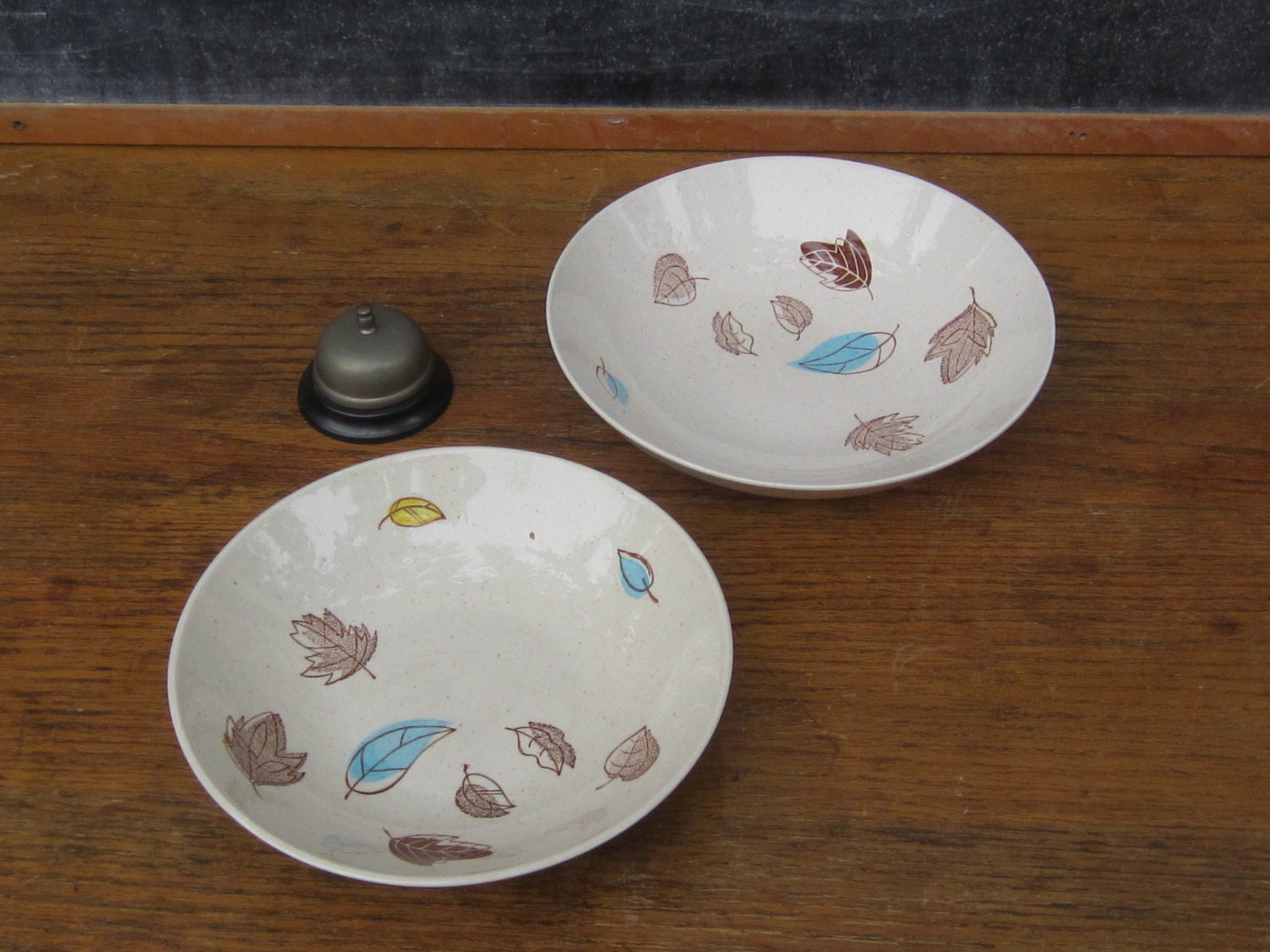 Royal China Falling Leaves Pattern Serving Pieces Made in USA- 2 ...