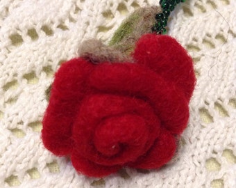 Needle felted pin | Etsy