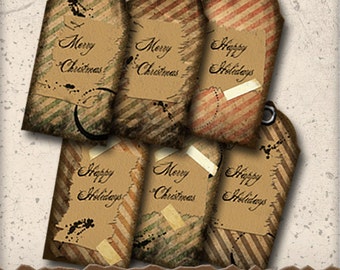 Digital Journal Kits Printable Tags by DigitalPapercrafting