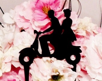 Scooter cake topper | Etsy