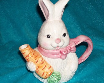 Popular items for rabbit pitcher on Etsy