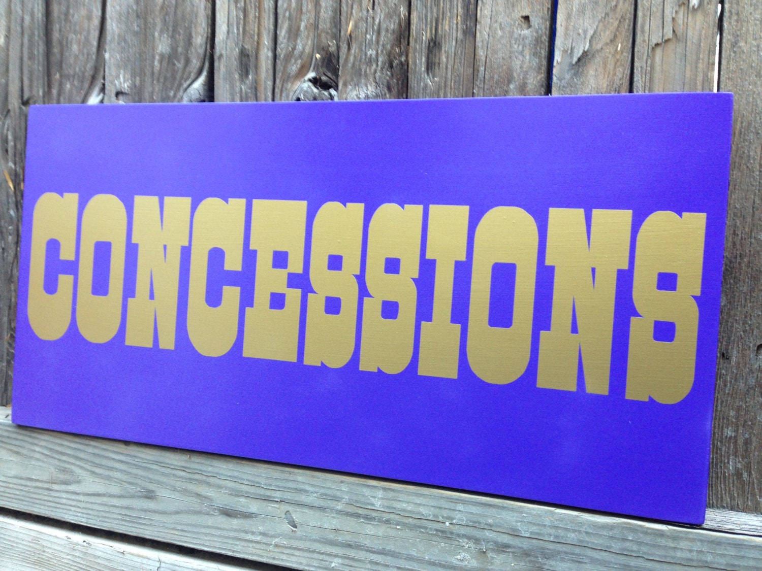 Concessions Sign Wood CUSTOM S12x20 Snack Bar by LilMissScrappy
