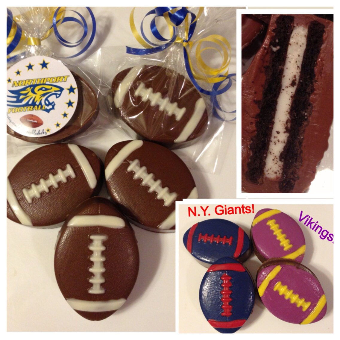 Baseball chocolate covered Oreos set of 12 Baseball party