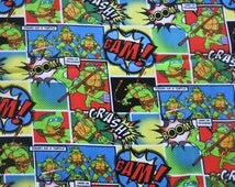 Popular items for ninja turtles fabric on Etsy