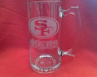 49ers beer mug | Etsy