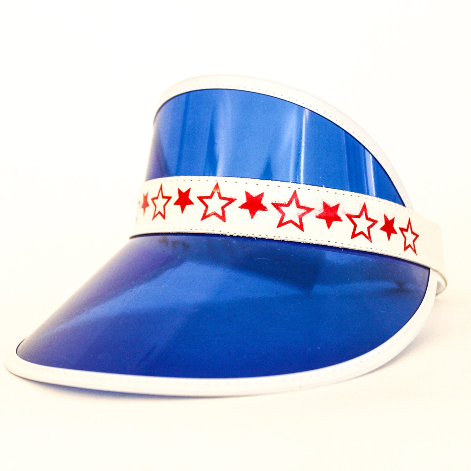 Rad 80's See Through Visor Classic Style by LightItUpClothing