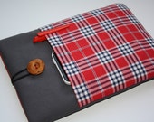 Items similar to Red grid/mini case/sleeve/iPad cover iPad Mini Mini ...