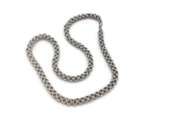 Men's Stainless Steel Neck Chain Masculine Chainmaille