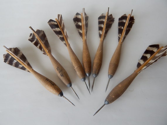 Apex Wood Feather Tournament Darts No. 2 with Turkey