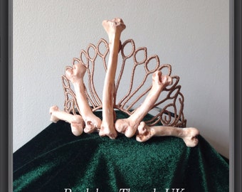Voodoo Queen faux bone crown