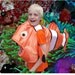 Nemo Fish Body Costume Satin covered foam body arm holes