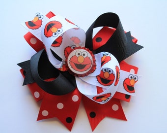 Popular items for elmo hair bow on Etsy