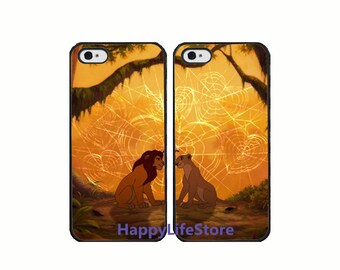 The Lion King,Simba,Nala iPhone Case, Best Friends Case For iPhone 4 ...
