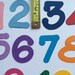 11 Cardstock / Cardboard Numbers 2 Inches / 5 cm Tall