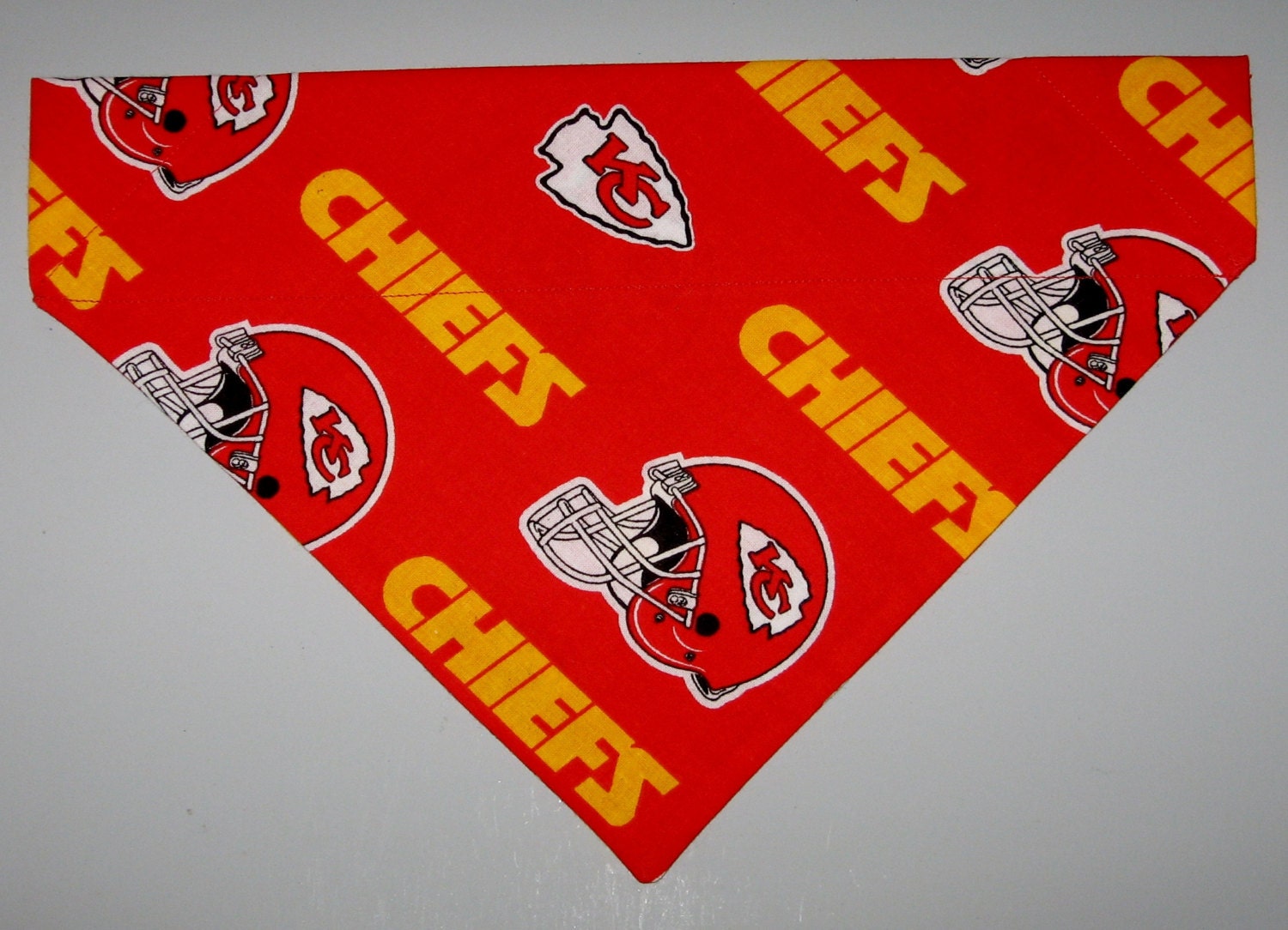 NFL Kansas City Chiefs Dog Bandana Scarf Double Sided