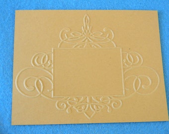 Cuttlebug Decorative Label Embossed A2 Sheets of Cardstock (Set of 6 ...