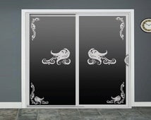 Popular items for glass door decals on Etsy