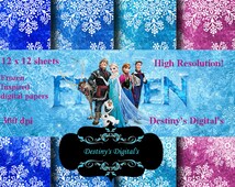 Popular items for frozen gift wrap on Etsy