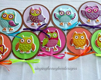 Owl cake topper | Etsy