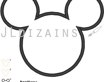 Popular items for mickey embroidery on Etsy