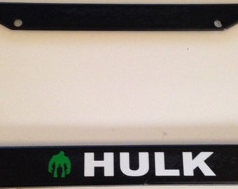 Popular items for hulk license plate on Etsy