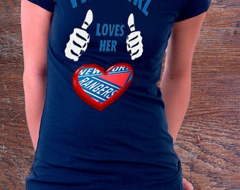 New York Rangers This Girl Loves Her NY Rangers T-shirt