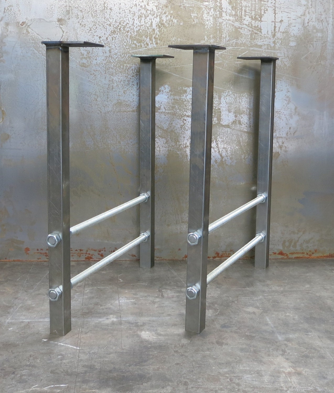 Metal Table Legs Double Threaded Rod