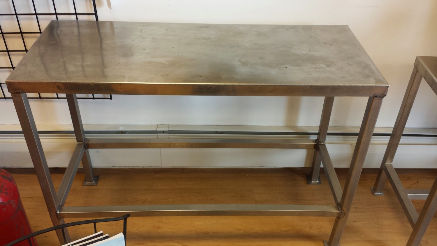 Large Rustic Industrial Metal Table – Haute Juice