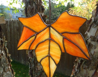 Tan Stained Glass Mirrored Planter by colorandlight on Etsy