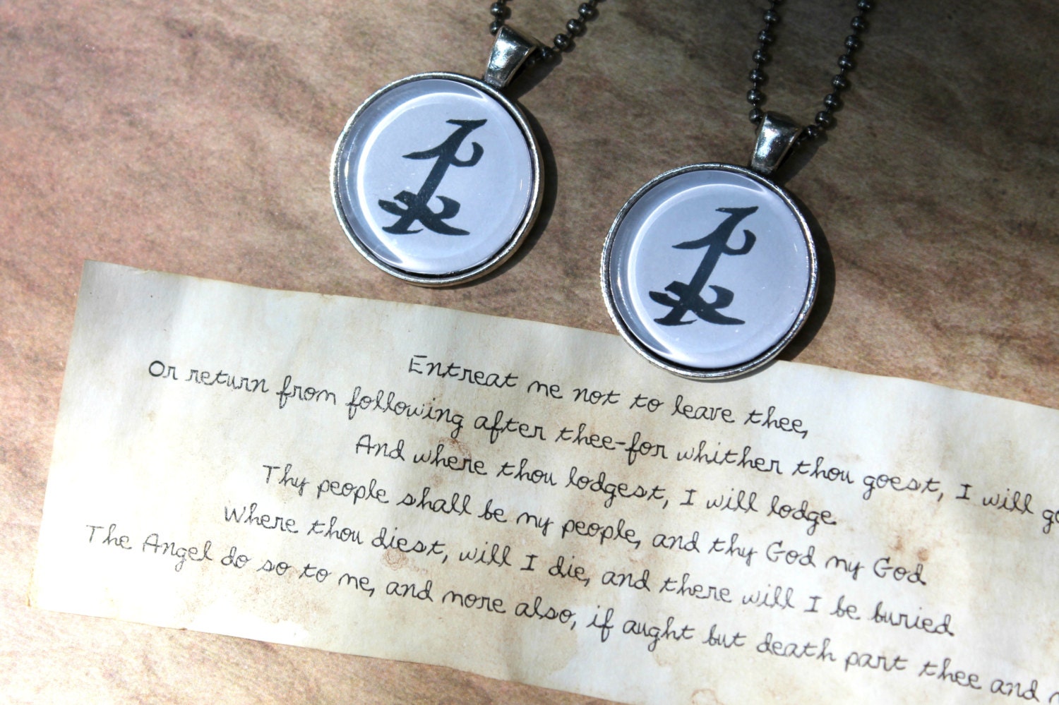 To my Parabatai Friendship necklaces
