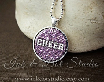 Personalized Cheer Cheerleader Necklace with Star Charm Ultra