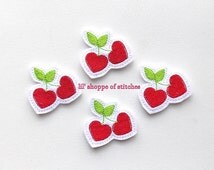 Popular items for cherry applique on Etsy