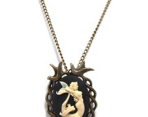 Popular items for mermaid cameo on Etsy