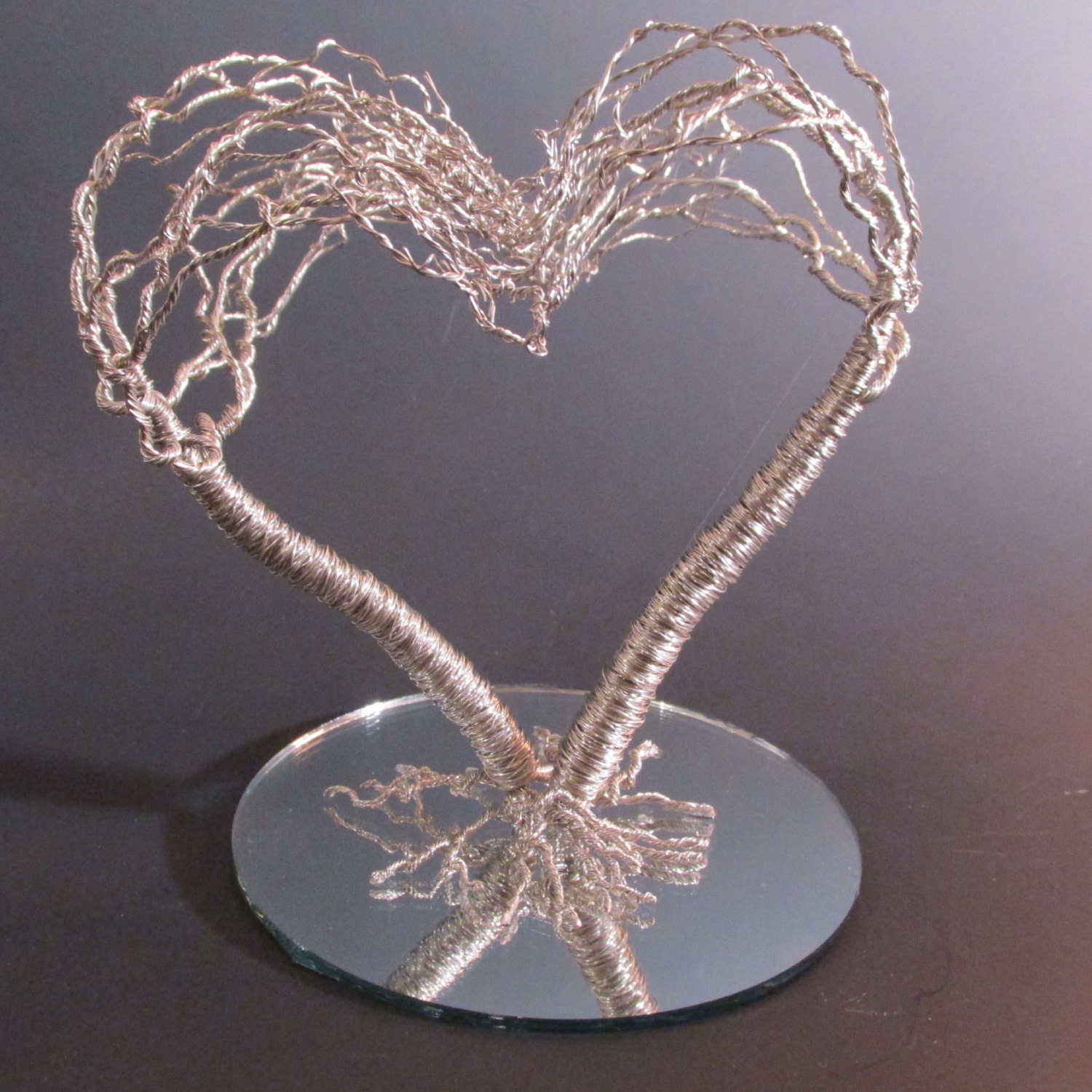 Heart Wedding Cake Topper