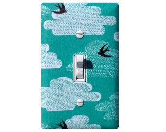 Owl Light Switch Plate Cover / Pink Girls Room / by SSKDesigns