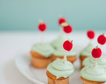Popular items for apple cupcake topper on Etsy