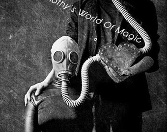 Instant Download Vintage Early 1900's Strange Photo Couple Wearing Gas ...