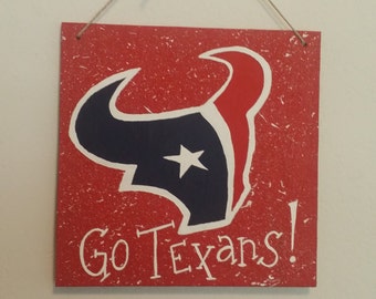 Popular items for go texans on Etsy