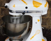 Kitchenaid mixer decals | Etsy