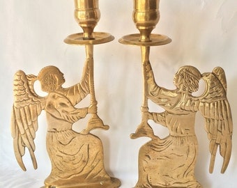 Popular items for brass angels on Etsy