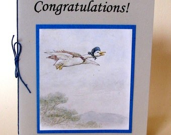 Congratulations Beatrix Potter Jemima Puddle-Duck Peter Rabbit Baby ...