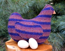 Popular items for stuffed hen on Etsy