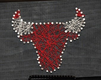 Chicago Bulls Nail and String Art