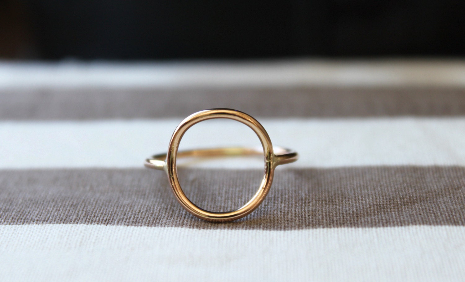 Full Circle Ring//14kt Gold filled//Handcrafted//