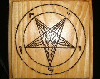 Popular items for sigil of baphomet on Etsy