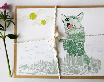 Popular items for funny dog cards on Etsy