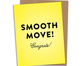 Popular items for smooth move card on Etsy