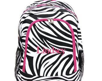 Zebra backpack | Etsy